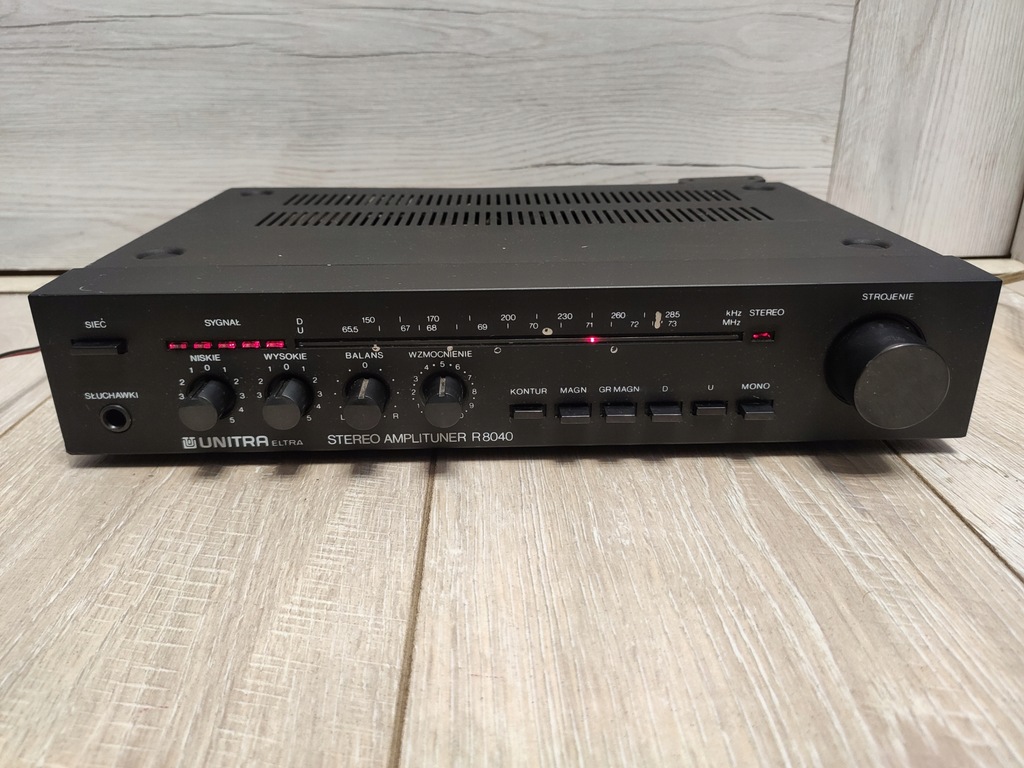 Amplituner UNITRA ELTRA R 8040 - 13432372156 - oficjalne archiwum Allegro