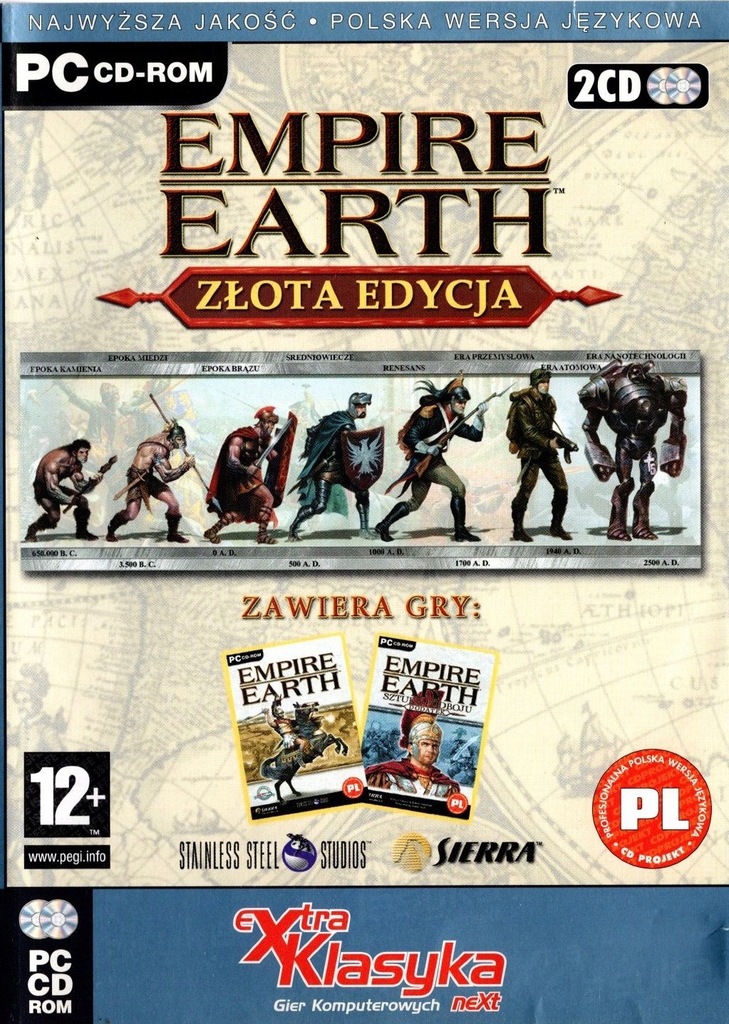 Empire Earth Złota edycja PC CD-ROM - 13289309981 - oficjalne archiwum Allegro