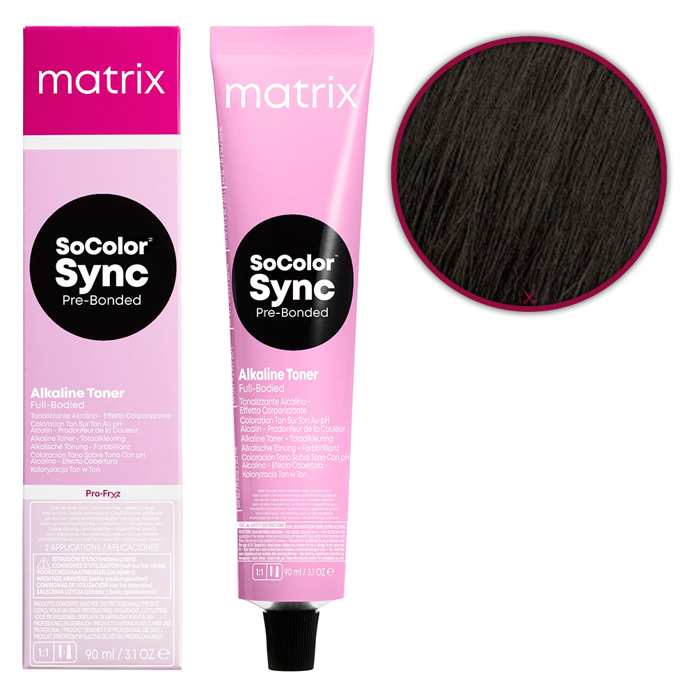 MATRIX SOCOLOR SYNC - 4A - FARBA DO WŁOSÓW 90ml - 12137587815 ...