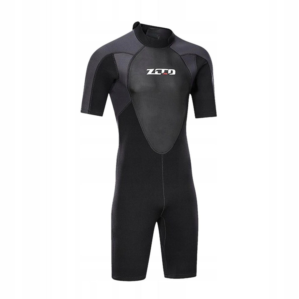 Męska pianka neoprenowa Shorty Back Zip Suit Surf - 12212947461 ...