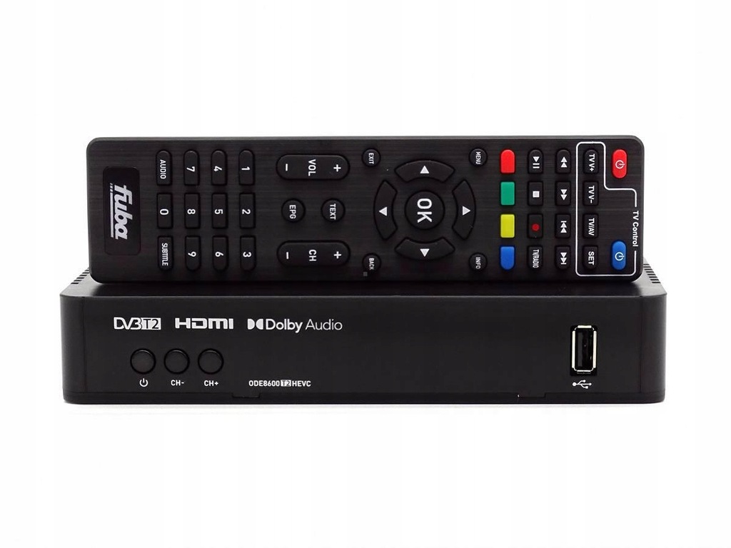 Dekoder tuner DVBT/T2 H265 HEVC FUBA ODE8600 10bit - 11717937964 ...