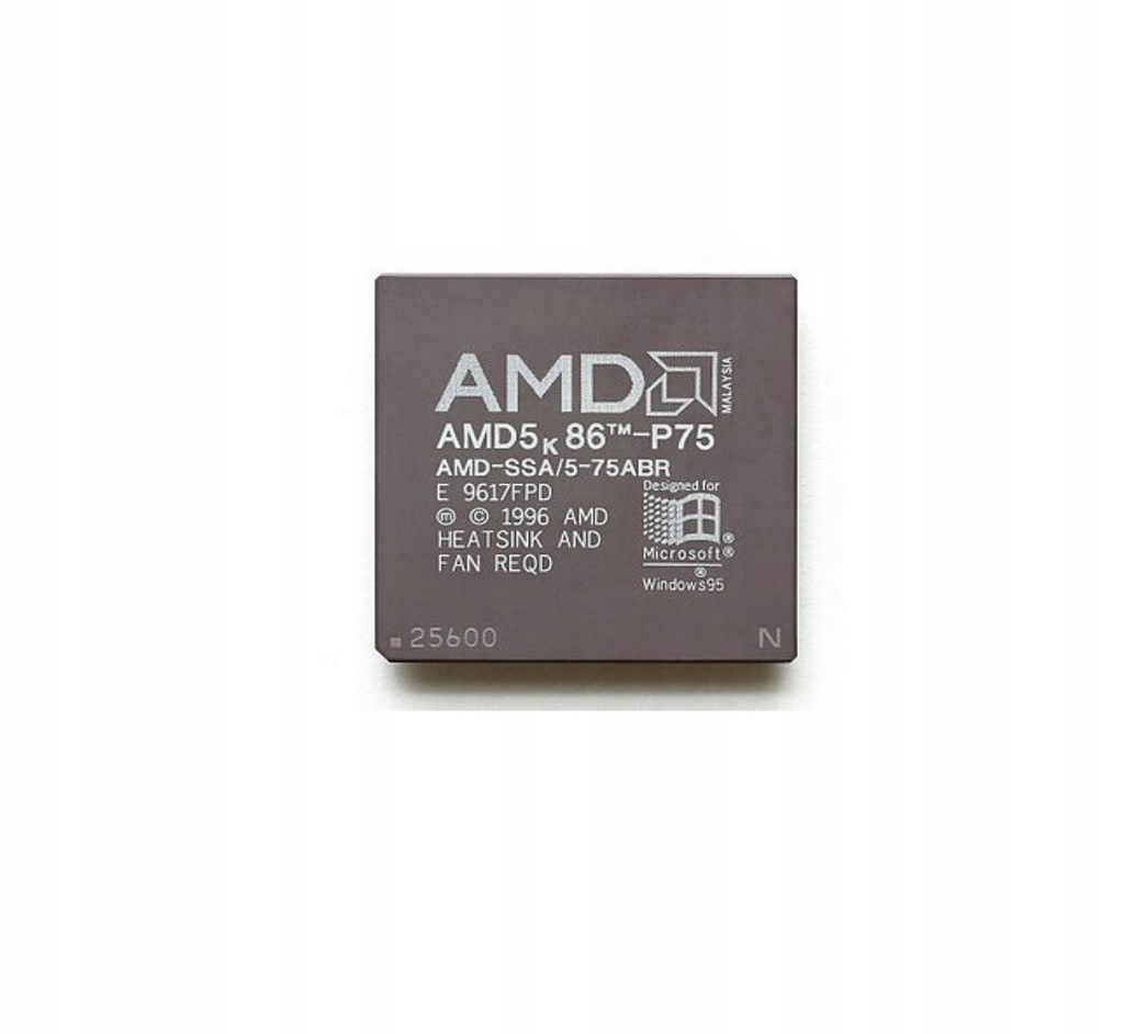 CPU AMD AMD-SSA/5-75ABR AMD5k86-P75 75MHz SOCKET 7 - 7807633674 ...