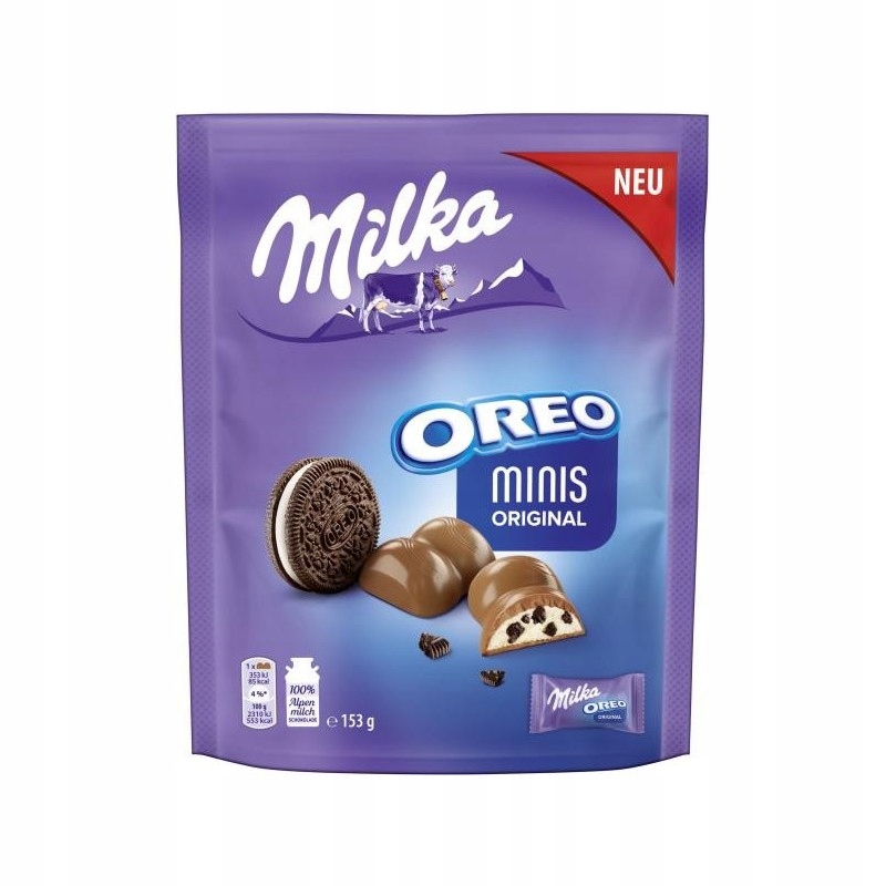 Milka Minis Original Czekoladki Oreo 153 g z De - 11970539611 ...