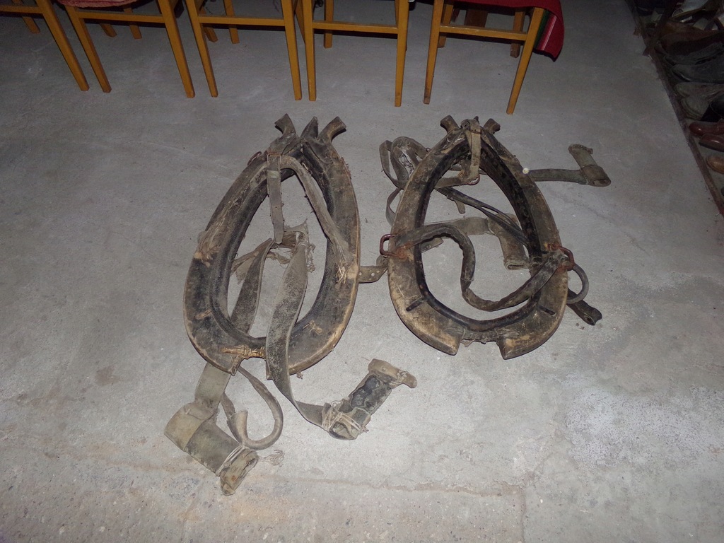 homonto krakowskie stare uprząż końska vintage prl - 8540629342 ...