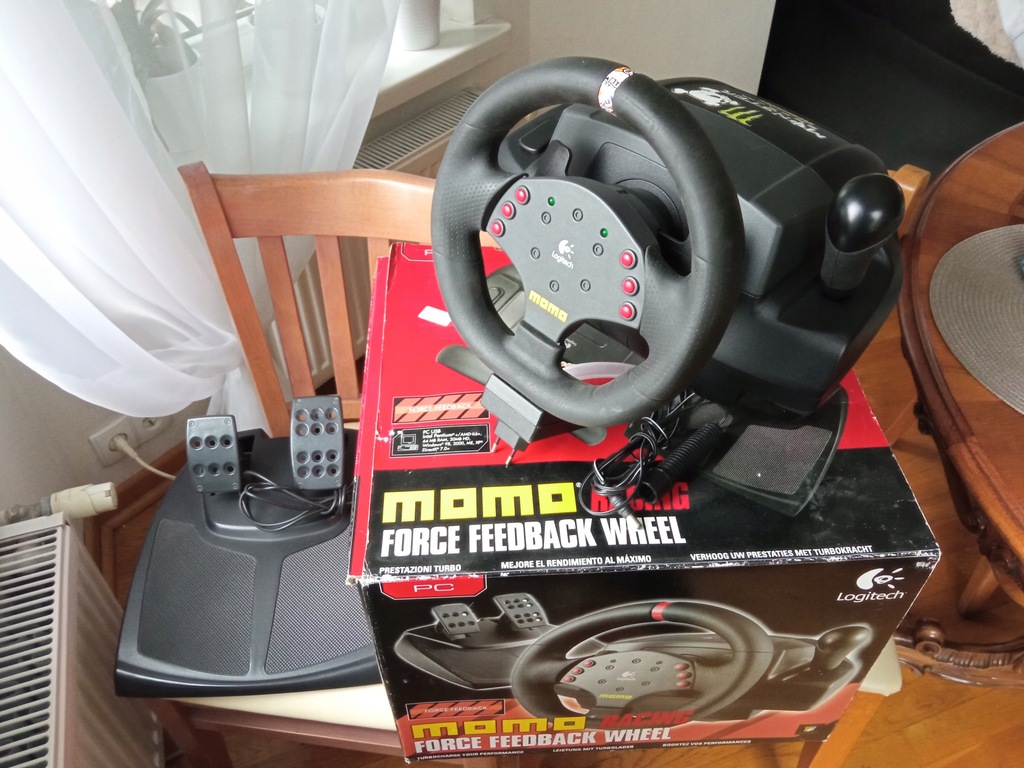 Kierownica Logitech MOMO Racing Force Feedback - 13782338789 ...