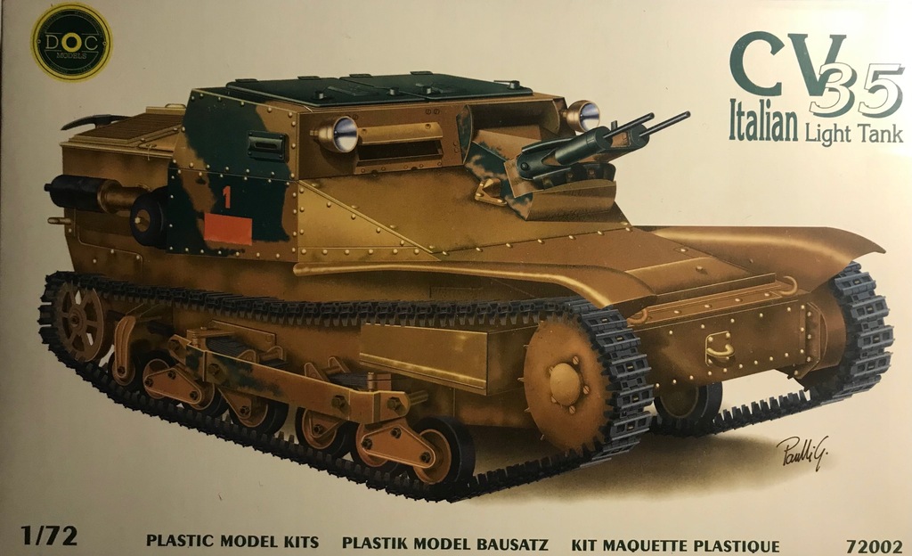 Italian Light Tank CV35 - 14825022180 - oficjalne archiwum Allegro