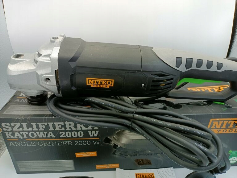 SZLIFIERKA KĄTOWA NITEO TOOLS 2000 W 230 MM - 11762097883 - oficjalne archiwum Allegro