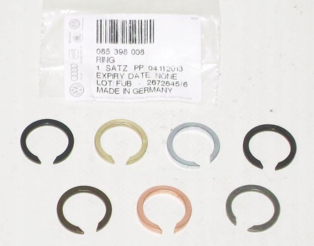 Pierścienie zabezpiecza. skrzyni biegów 085398008 - 11758120838 ...