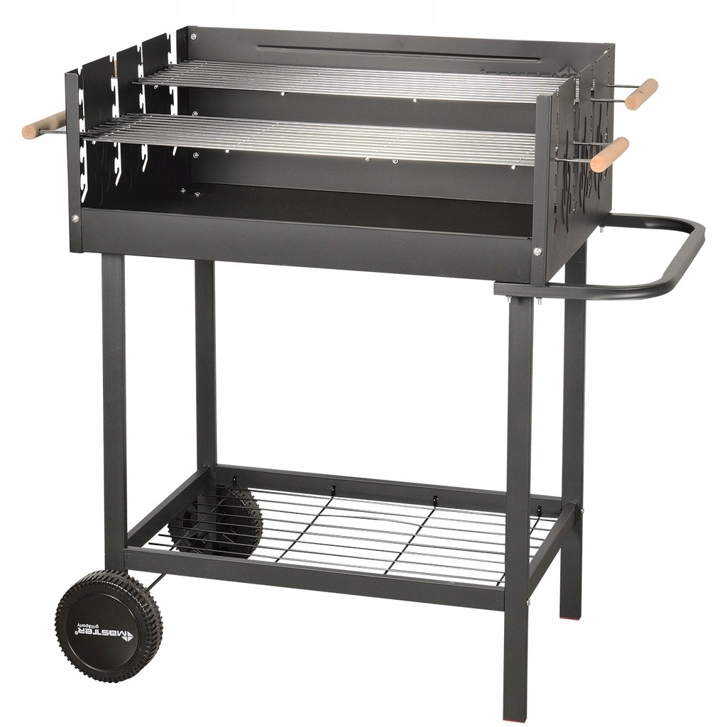Grill Węglowy Ogrodowy Prostokątny na Kołach Duży - 13591511454 ...