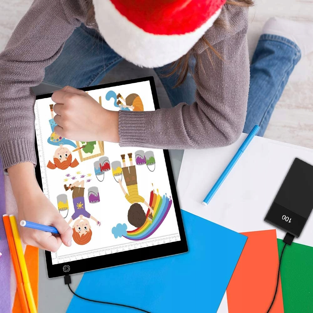 Купить ДОСКА С ПОДСВЕТКОЙ СВЕТОДИОДНАЯ ДОСКА ДЛЯ ЧЕРТЕЖА А4 ЦВЕТ ...