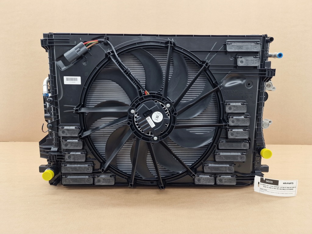 KOMPLET CHŁODNIC WENTYLATOR VOLVO XC60 S60 V60 S90 V90 B4-B6 MILD ...