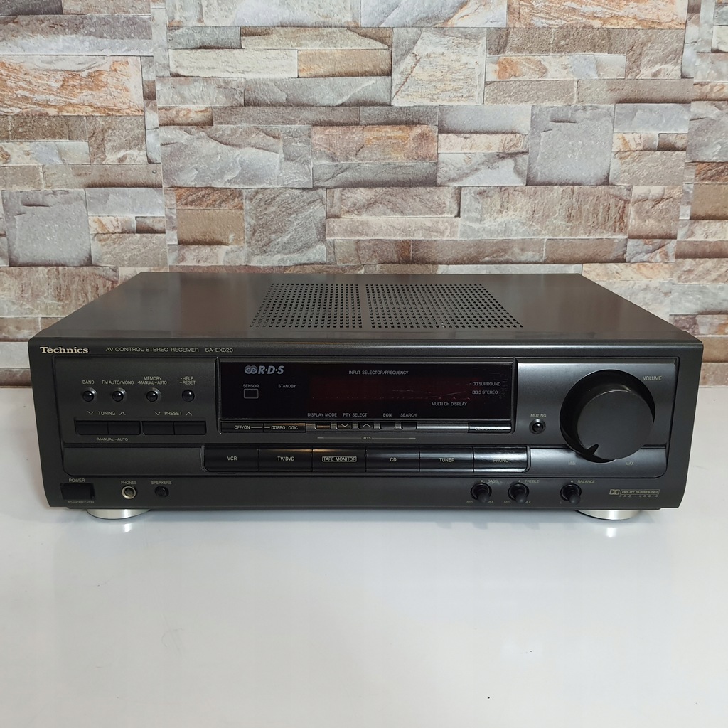 Amplituner Technics SA-EX320 5.1 czarny - 11617666214 - oficjalne archiwum Allegro