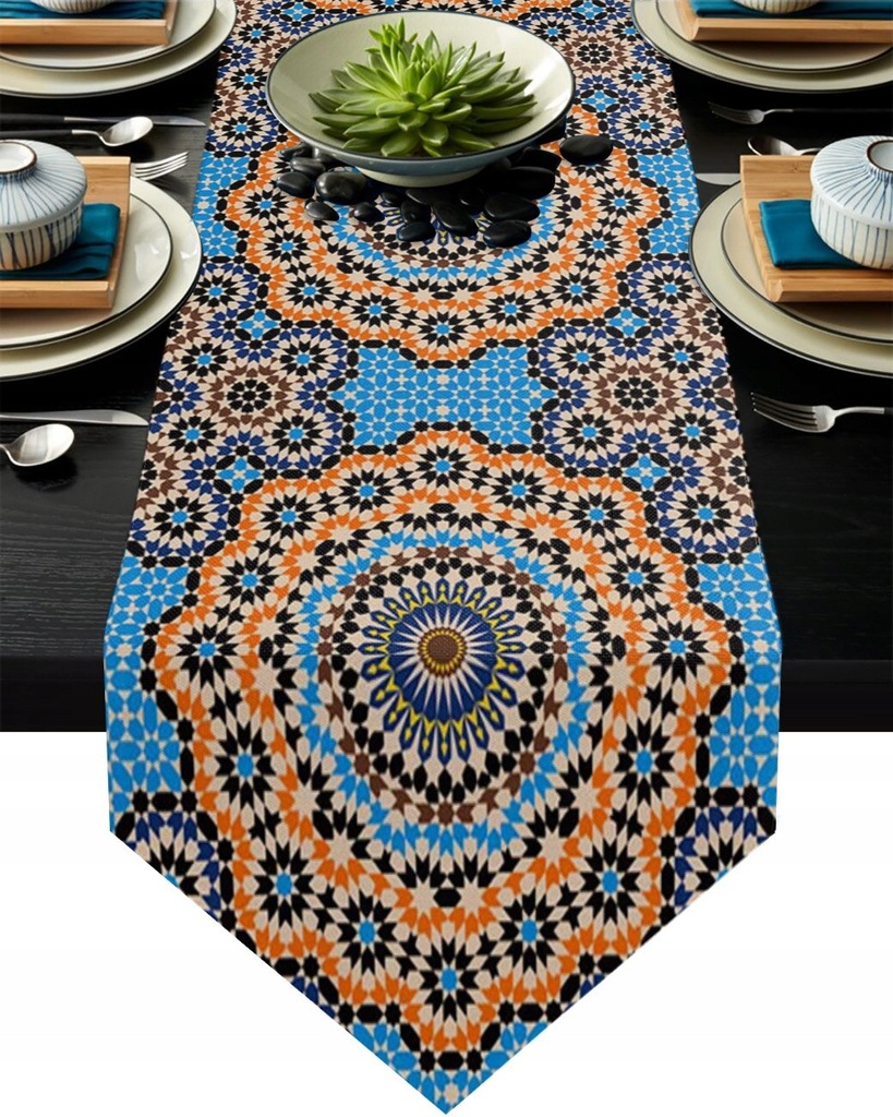 Maroko Kolorowe Kwiaty Arabeska Bawełniana Pościel - 13031217416 ...