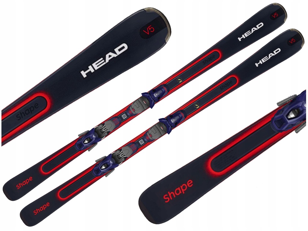 Narty HEAD SHAPE E.V5 + PR 11 GW BR.85 170cm - 12681421616 - oficjalne ...