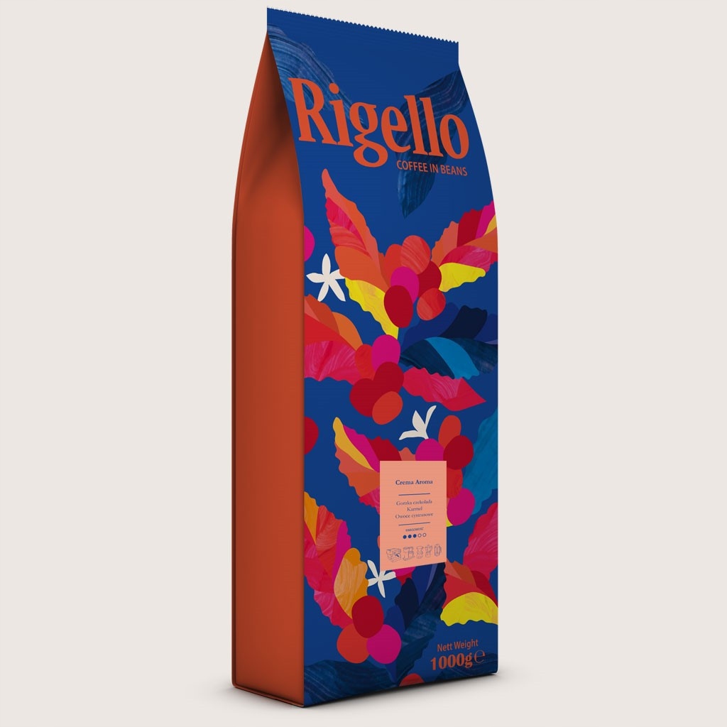 Rigello Crema Aroma 1kg Kawa ziarnista - 13769052465 - oficjalne ...