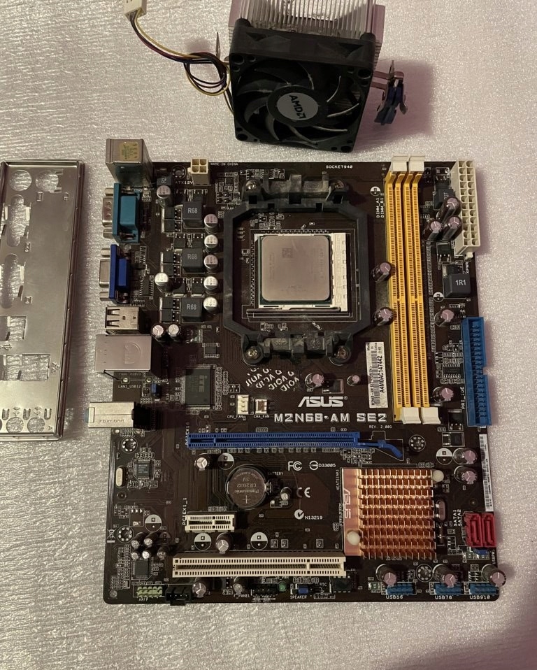 Płyta główna Asus M2N68-AM SE2 Micro ATX + Proceso - 11951121854 ...