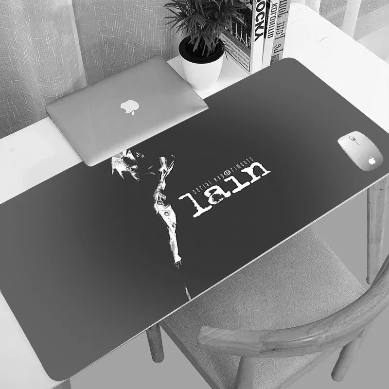 Serial Experiments Lain Anime Girl Large Mousepad Keyboard Gaming ...