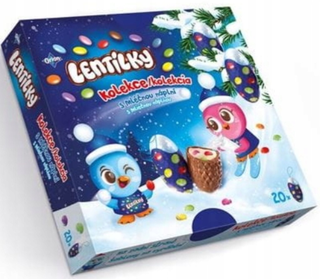 Orion Lentilky Kolekcja Świąteczna 350g PREZENT - 12959772918 ...