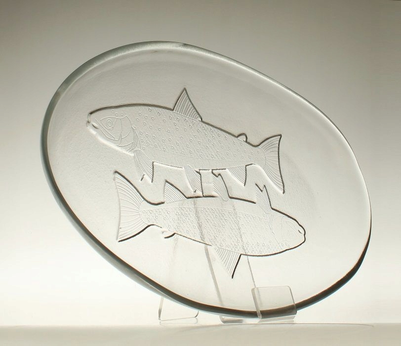 ZĄBKOWICE JAN DROST OWALNA PATERA Z RYBAMI - 13336968725 - oficjalne ...