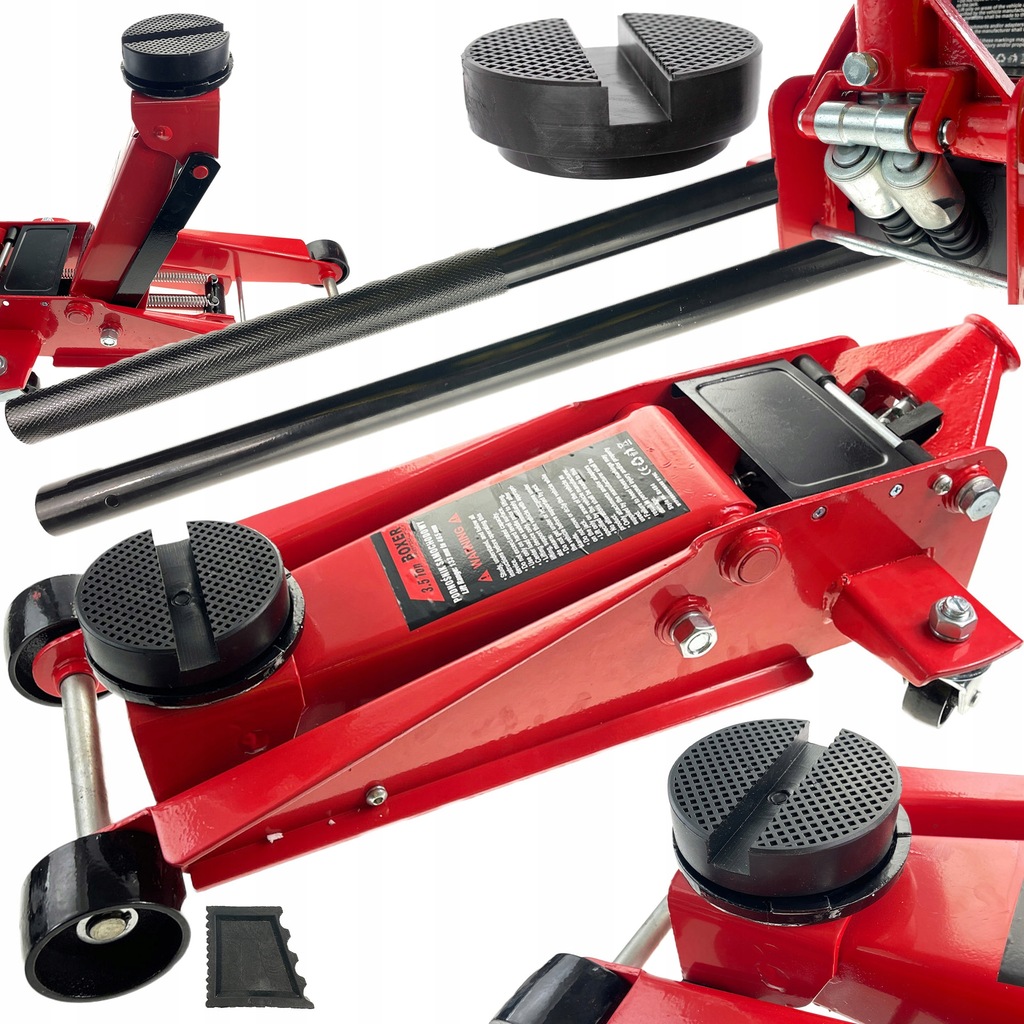 PODNOŚNIK DWUTŁOKOWY NISKIPROFIL ŻABA LEWAR 3,5T - 14084457451 ...