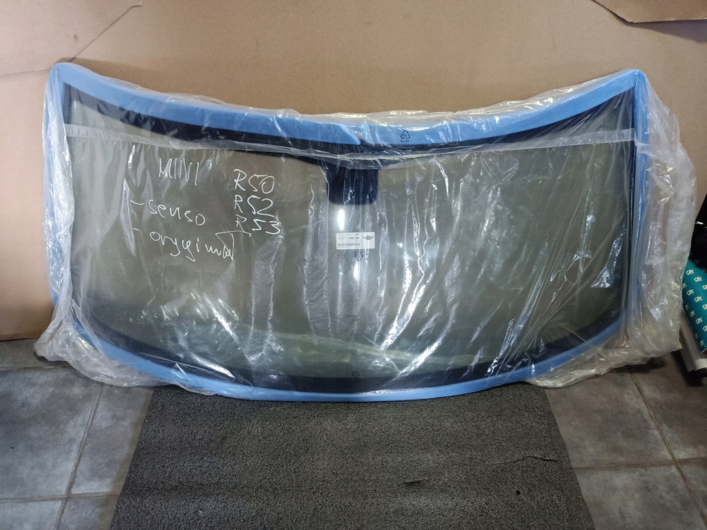 SZYBA PRZÓD MINI COOPER R50 R52 R53 SENSOR ORYGINA - 12328396357 ...