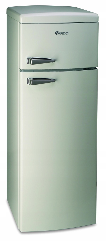 Lodówka retro vintage ARDO DPO28SHC kremowa, ecru - 8334076944 ...