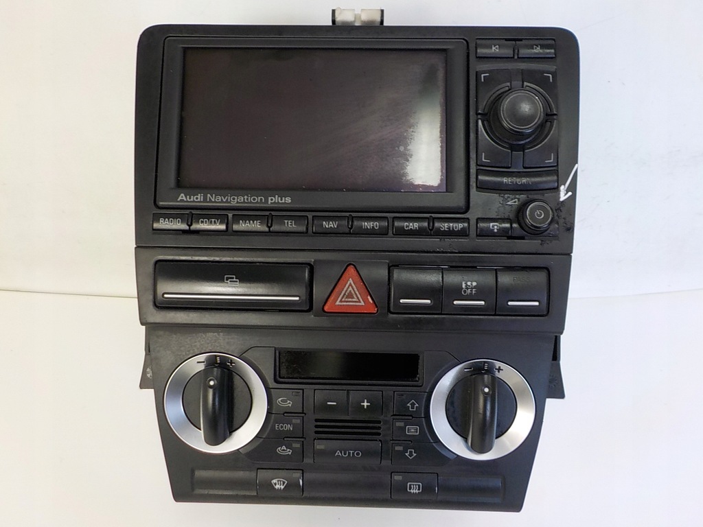 AUDI A3 II 8P KONSOLA ŚRODKOWA 2 DIN RADIO RNS-E - 12413982200 - oficjalne archiwum Allegro