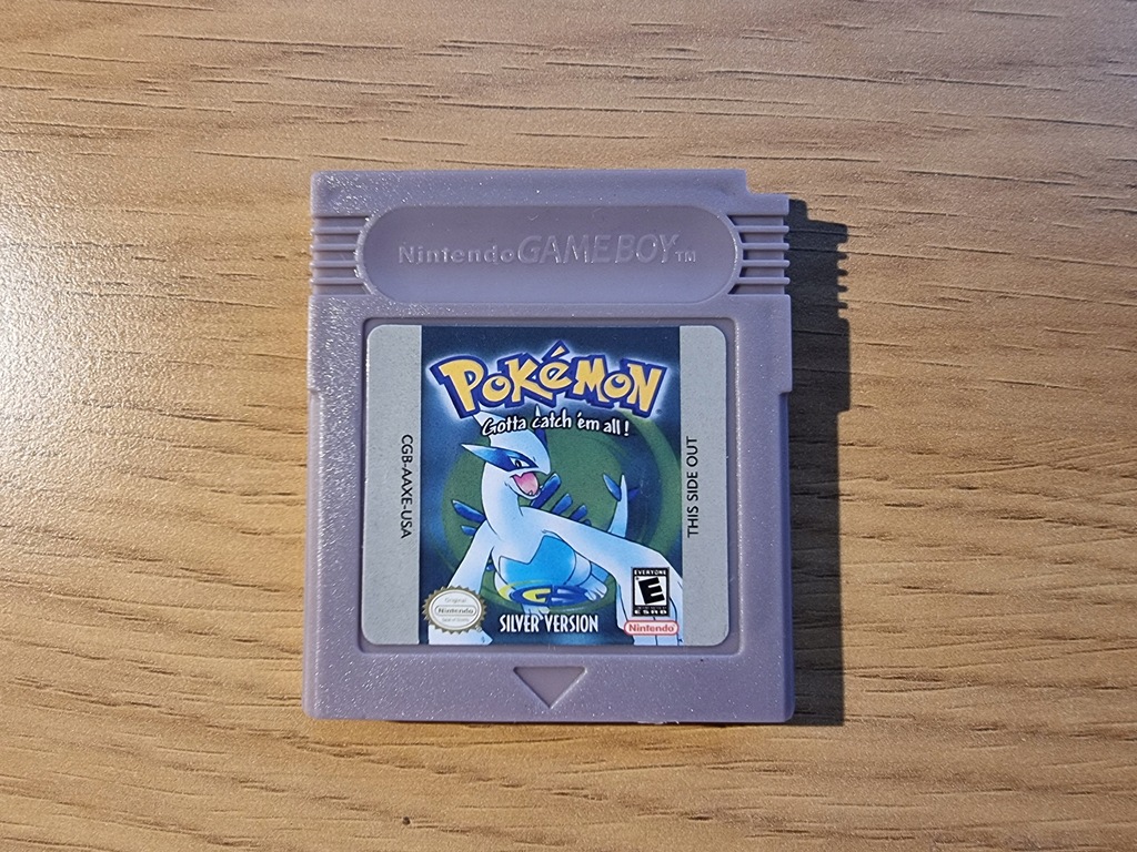 POKEMON SILVER VERSION NA GAMEBOY - 11437584604 - oficjalne archiwum ...