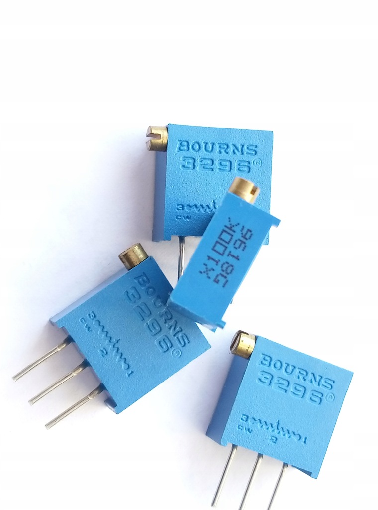 [5szt]Potencjometr 25obr 100K Bourns 3296X - 10649055709 - oficjalne ...