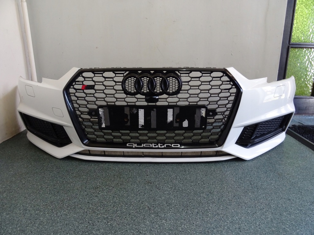 AUDI A4 S4 B9 8W S-LINE ZDERZAK PRZEDNI 4PDC - 14376977630 - oficjalne archiwum Allegro