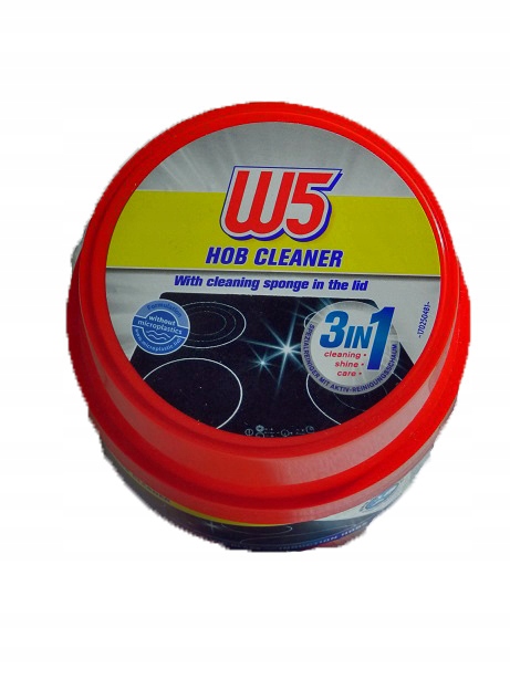 W5 pasta DO CZYSZCZENIA PŁYT CERAMICZNYCH z gąbką - 13176686912 ...