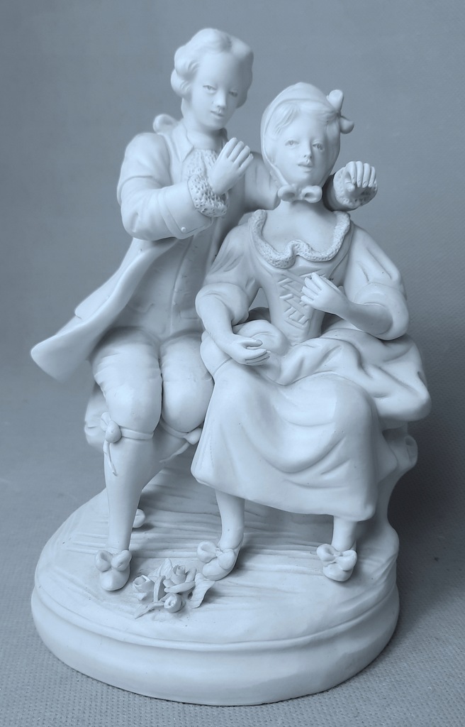 Biskwitowa figurka Pary Biskwit Samson Paryż - 12843522828 - oficjalne ...