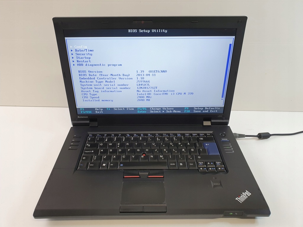 Lenovo ThinkPad L512 i3 1th Gen (2080031) - 13961417548 - oficjalne ...