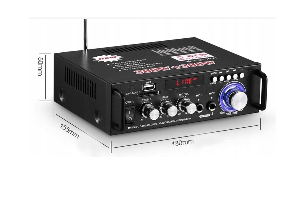 Wzmacniacz BT-298A B - 13155961207 - oficjalne archiwum Allegro