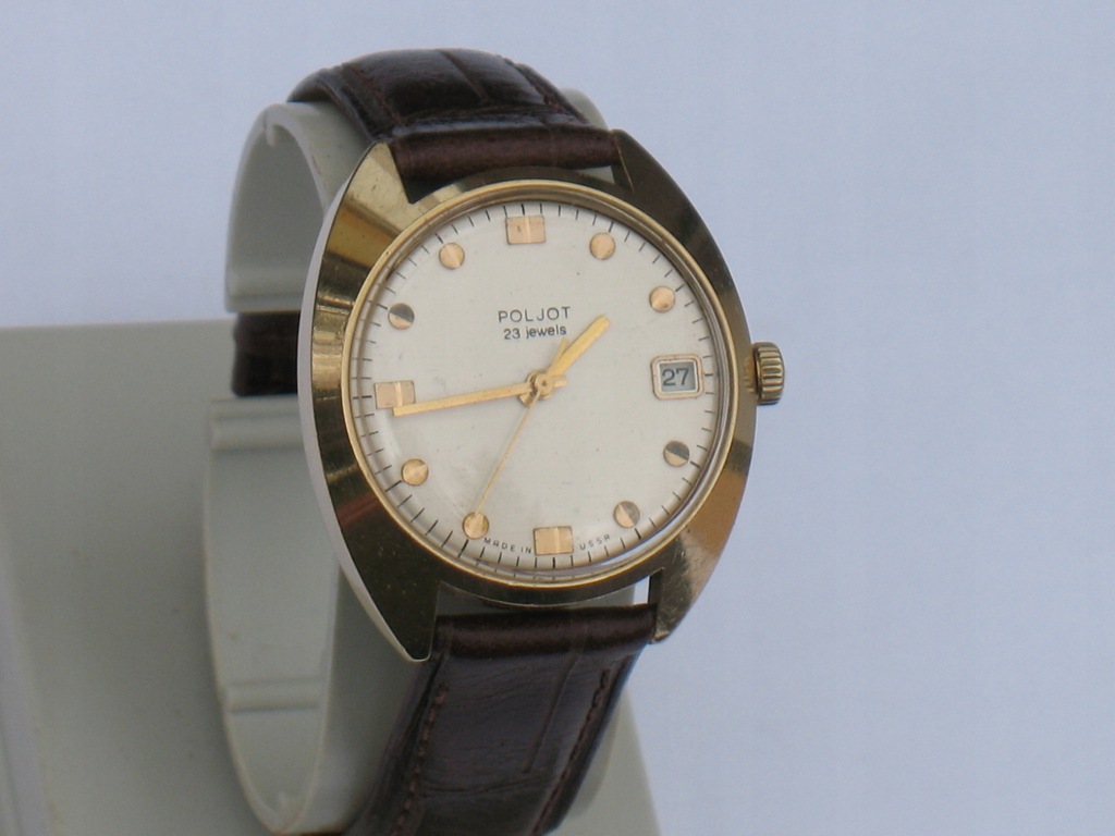 Zegarek POLJOT z datownikiem - AUTOMAT! - 13083350955 - oficjalne archiwum Allegro