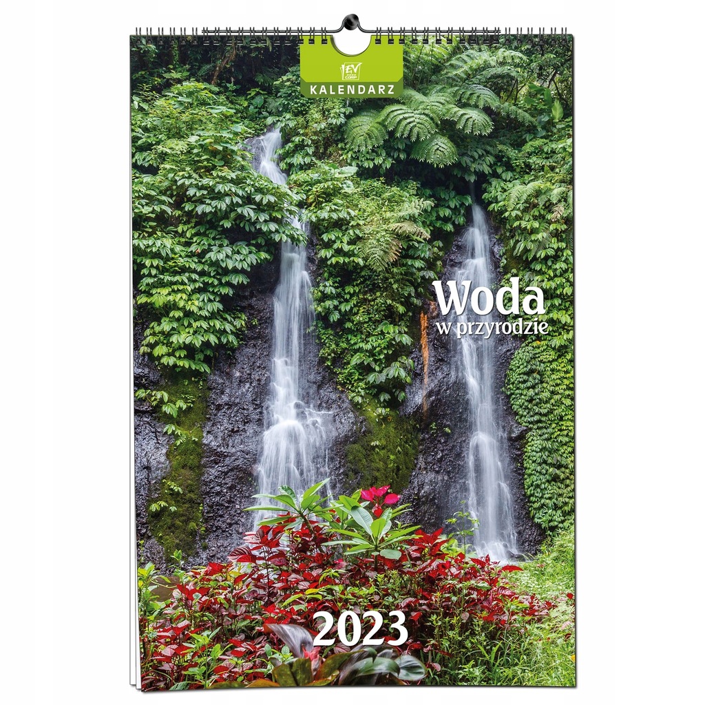 Kalendarz 2023 ścienny B3 7 planszowy WODA - 12917120099 - oficjalne archiwum Allegro