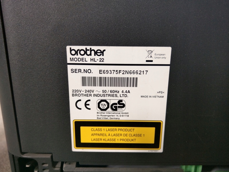 Drukarka laserowa Brother HL-22 monochromatyczna - 8083253104 ...