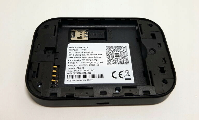 ROUTER MOBILNY ALCATEL LINK ZONE MW70VK 4G LTE - 10615444429 ...