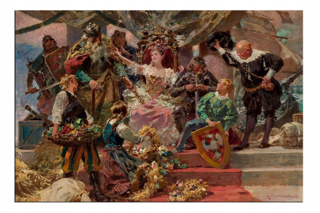 Zdzisław Jasiński - Alegoria Stolic Polski obraz - 12655328918 ...