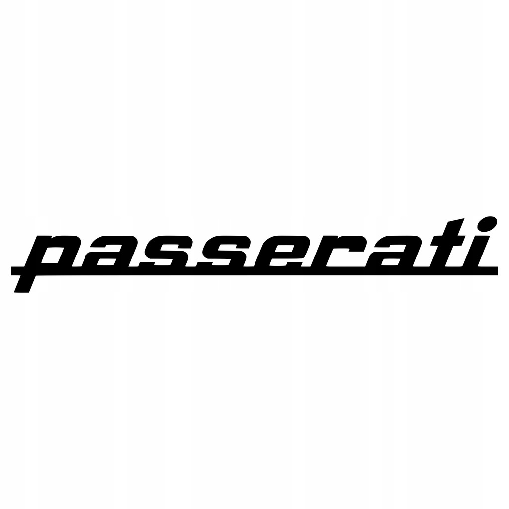 Naklejka na Samochód PASSERATI 18x3 cm - Gustowny Wzór, Solidna ...