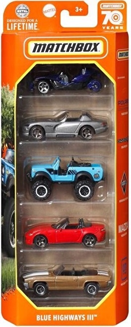 BLUE HIGHWAYS III autka zestaw MATCHBOX 5-PACK - 13438901161 ...