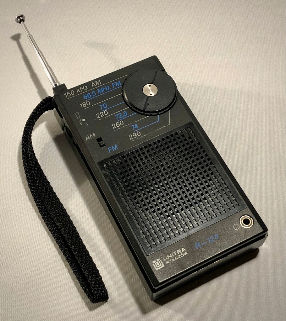 UNITRA RZESZÓW R-124 radio mobilne 1987 PRL RETRO - 11599903686 ...