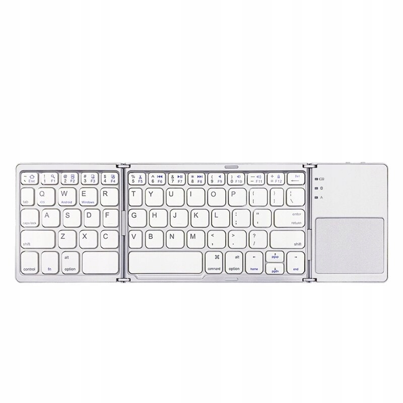 B033 Mini składana klawiatura, bezprzewodowa klawi - 12589476684 - oficjalne archiwum Allegro