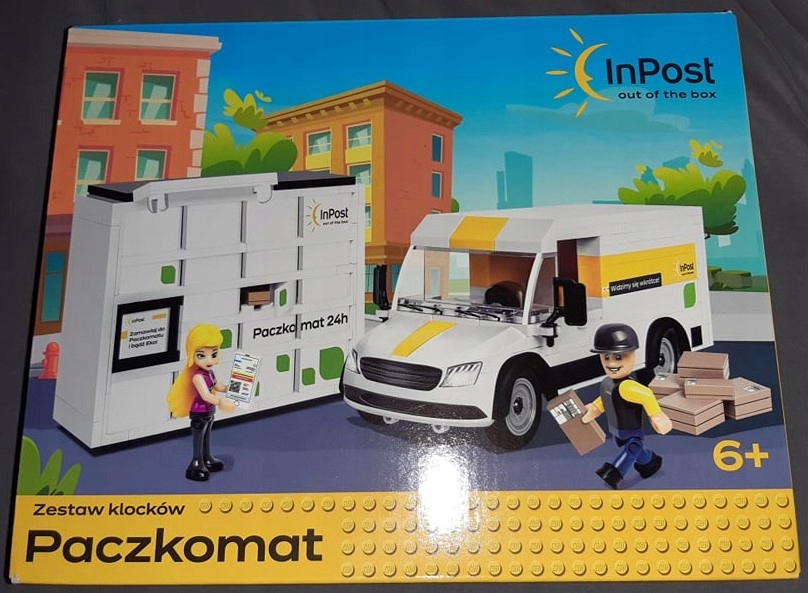 Klocki lego Cobi paczkomat InPost limitowana - 11572724852 - oficjalne ...