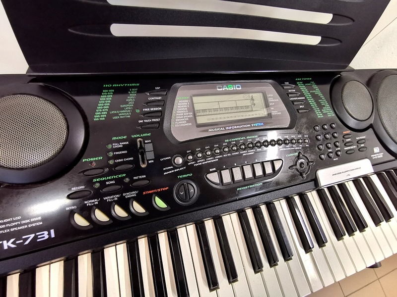 KEYBOARD CASIO CTK-731 POKROWIEC STOJAK NA NUTY - 8005062061 ...