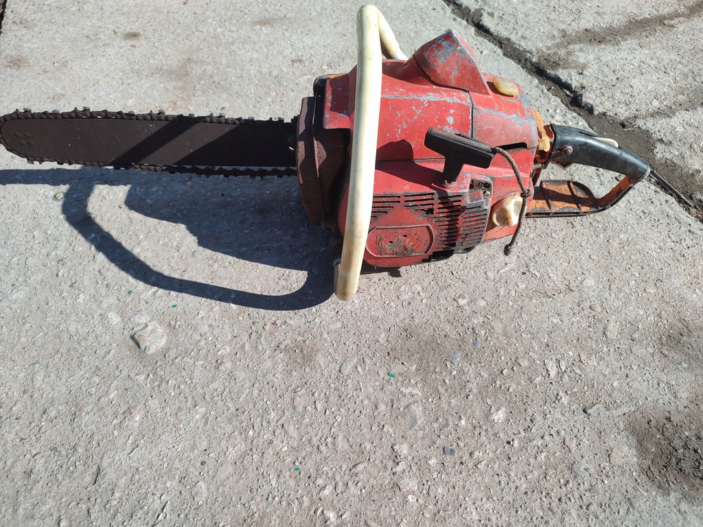 Stara piła spalinowa do cięcia drewna radziecka - 13526086625 ...