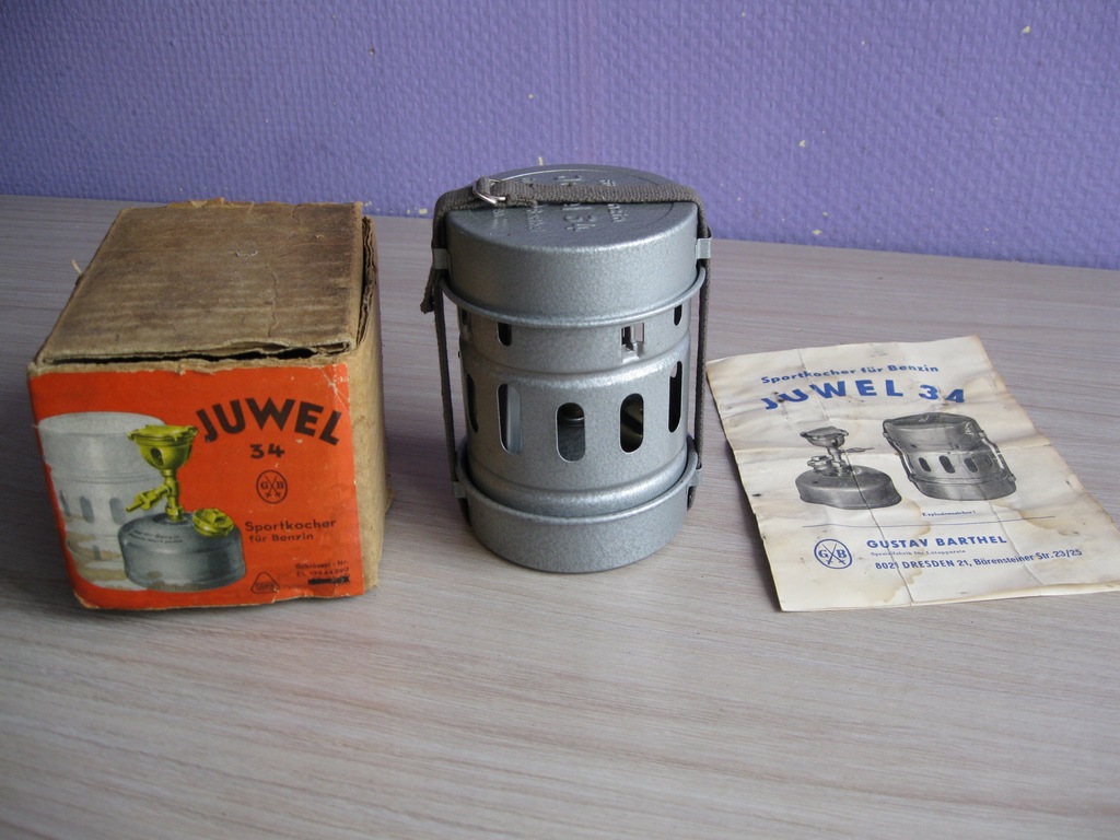 JUWEL 34 - kuchenka benzynowa - Gustav Barthel - 12399331275 - oficjalne archiwum Allegro