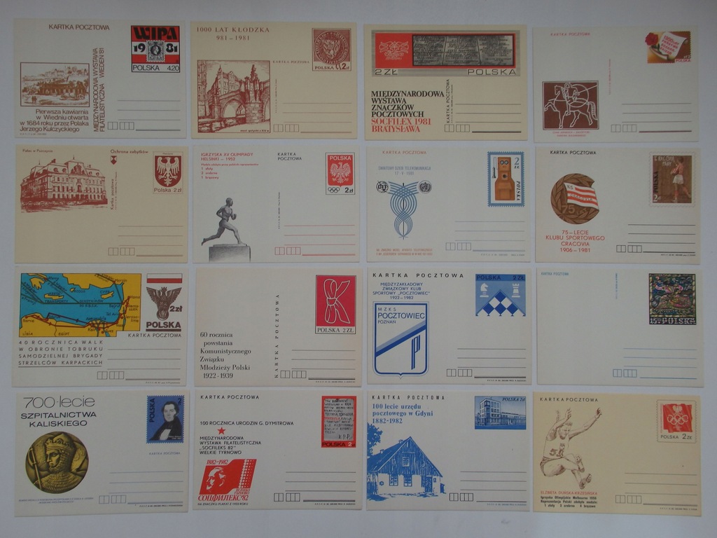 MIX całości pocztowych, F7953 - 17575496361 - oficjalne archiwum Allegro