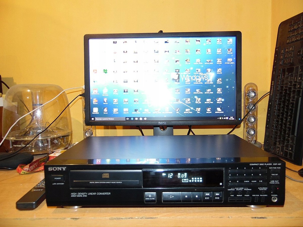 Купить Компактный проигрыватель компакт-дисков Sony CDP-497 с ...