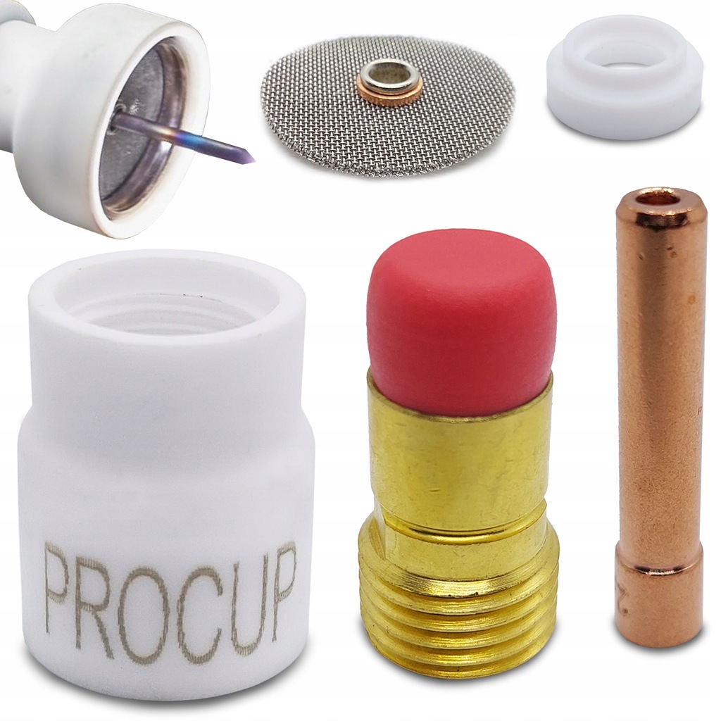 DYSZA PROCUP ZESTAW 10 TIG WP SR 17/18/26 DYFUZOR - 11188690291 - oficjalne archiwum Allegro